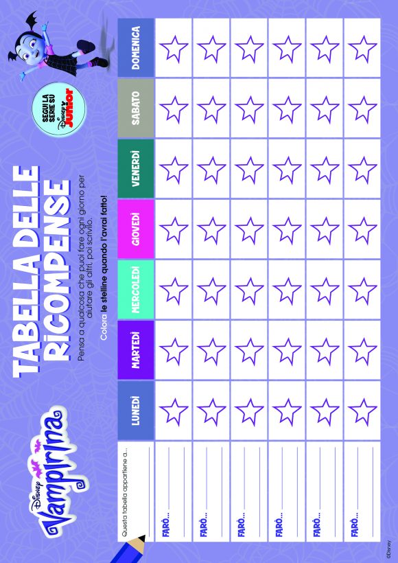 FREE DOWNLOAD | Le schede in pdf di Vampirina! - Sweet as a Candy